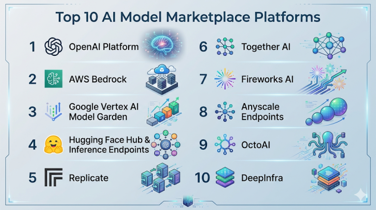 Top 10 AI Model Marketplace Platforms: Features, Pros, Cons ...